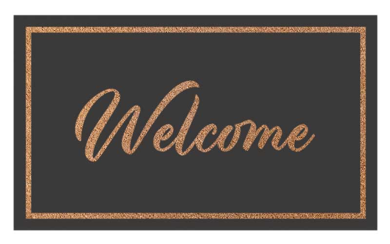 Charcoal Natural Welcome - The Decor House