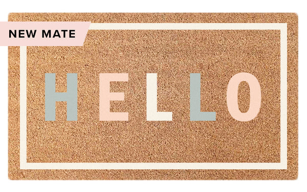 Pastel Hello Mate - The Decor House