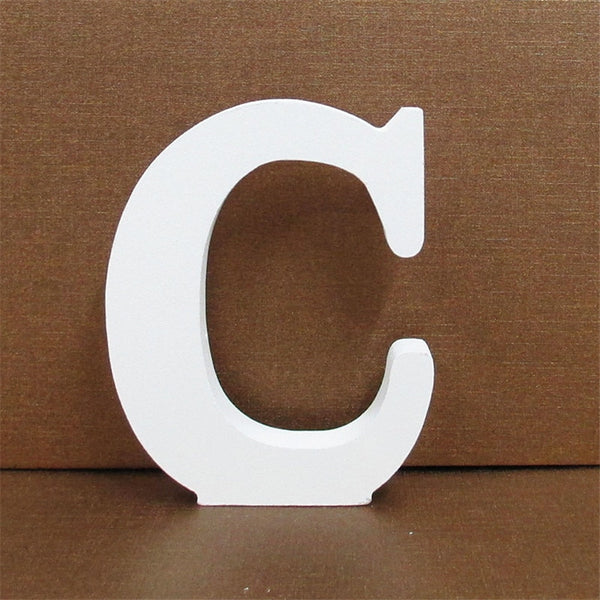 White Block Letters and Numbers - The Decor House
