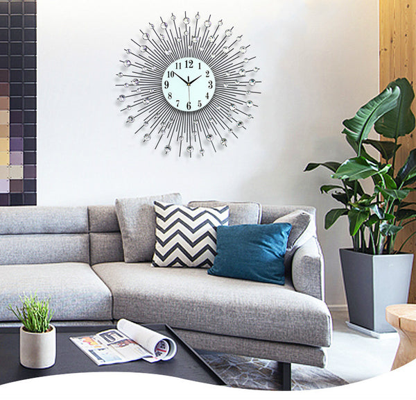 Striking Diamond Wall Clock - The Decor House