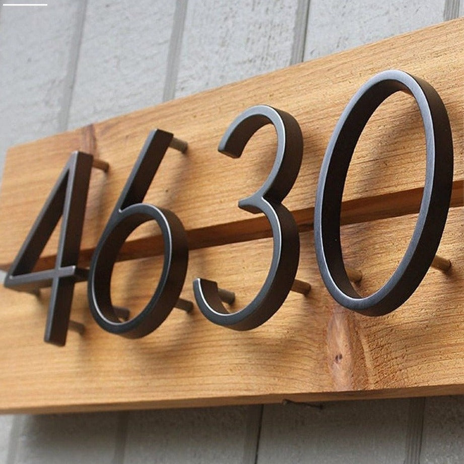 Floating Numbers (Black) - The Decor House