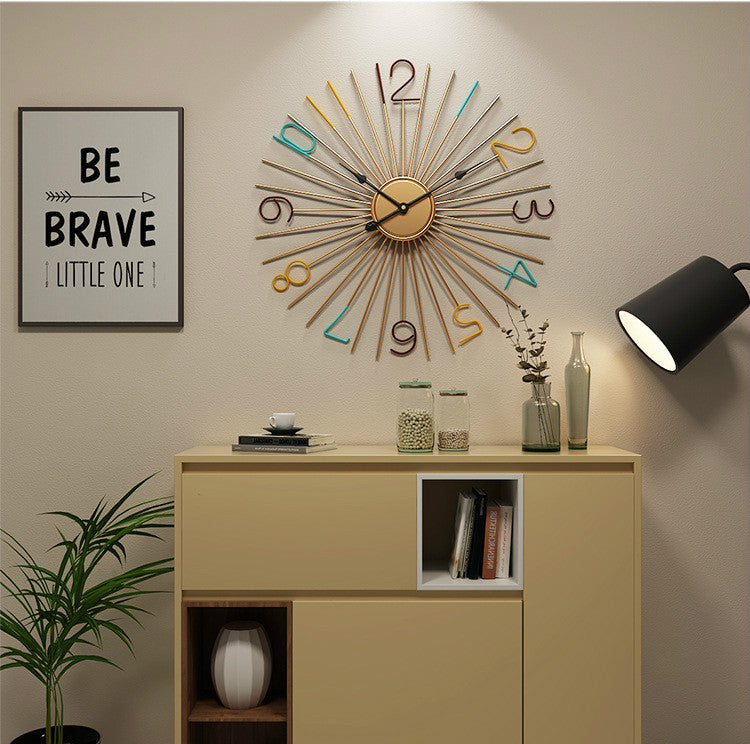Spiked Wall Clock - The Decor House