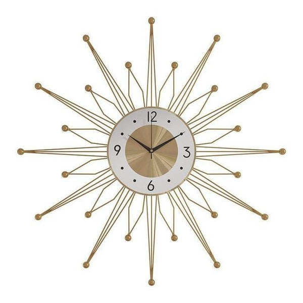 Golden Crown Wall Clock - The Decor House