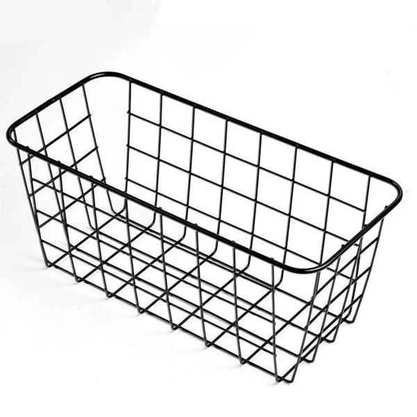 Iron Grid Basket - The Decor House