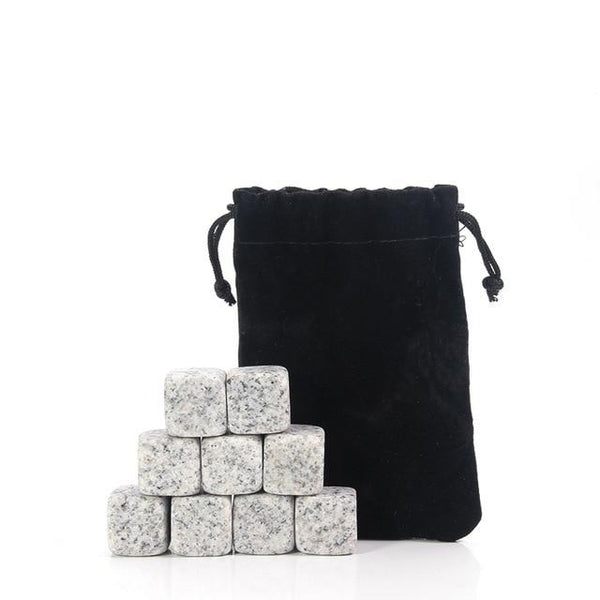 Reusable Stone Ice Cubes (Whiskey Stone Set) - The Decor House