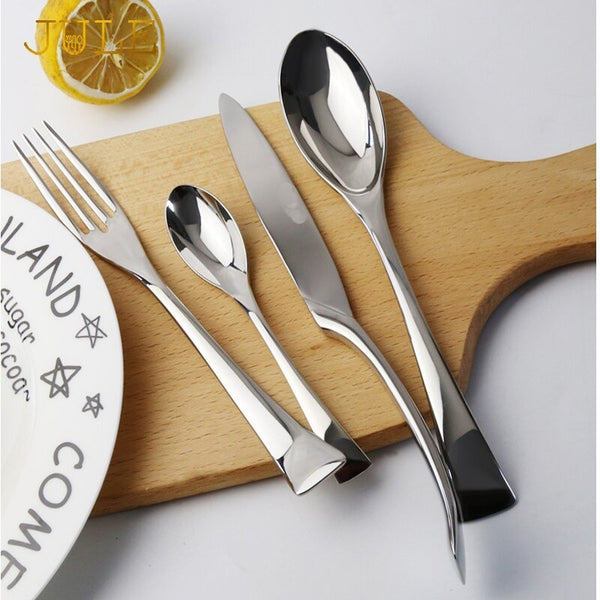 Stylish Silver Cutlery (2 Piece Sets) - The Decor House